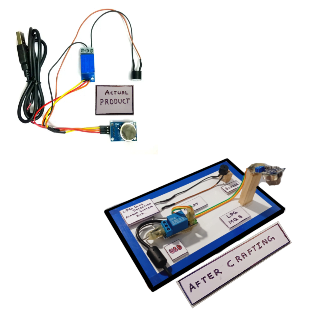 LPG Gas Detector Project DIY STEM Kit Science Project Model (Assembled ...