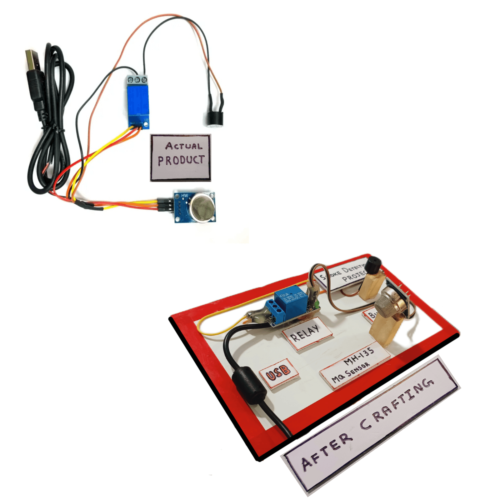 Smoke Detection Project (Assembled) DIY Experiments Science STEM Kit ...