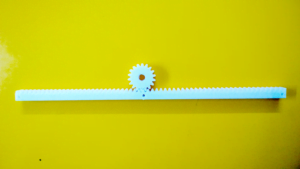 Rack and Pinion Mechanism for Stepper Motor - 023 -Rack and Pinion ...