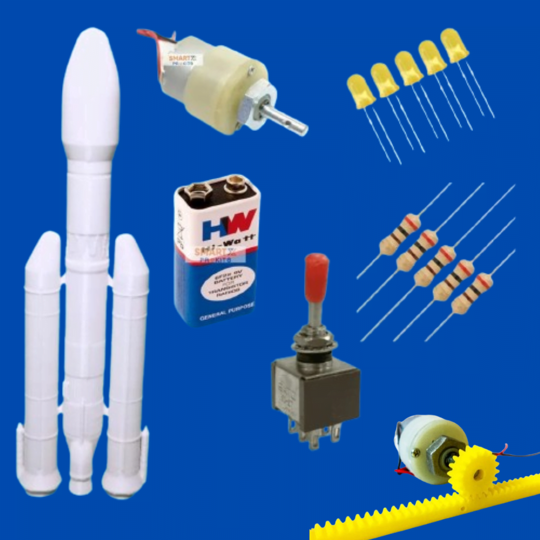 Chandrayaan 3/ Aditya 1 space shuttle Electronic School Project Kit ...