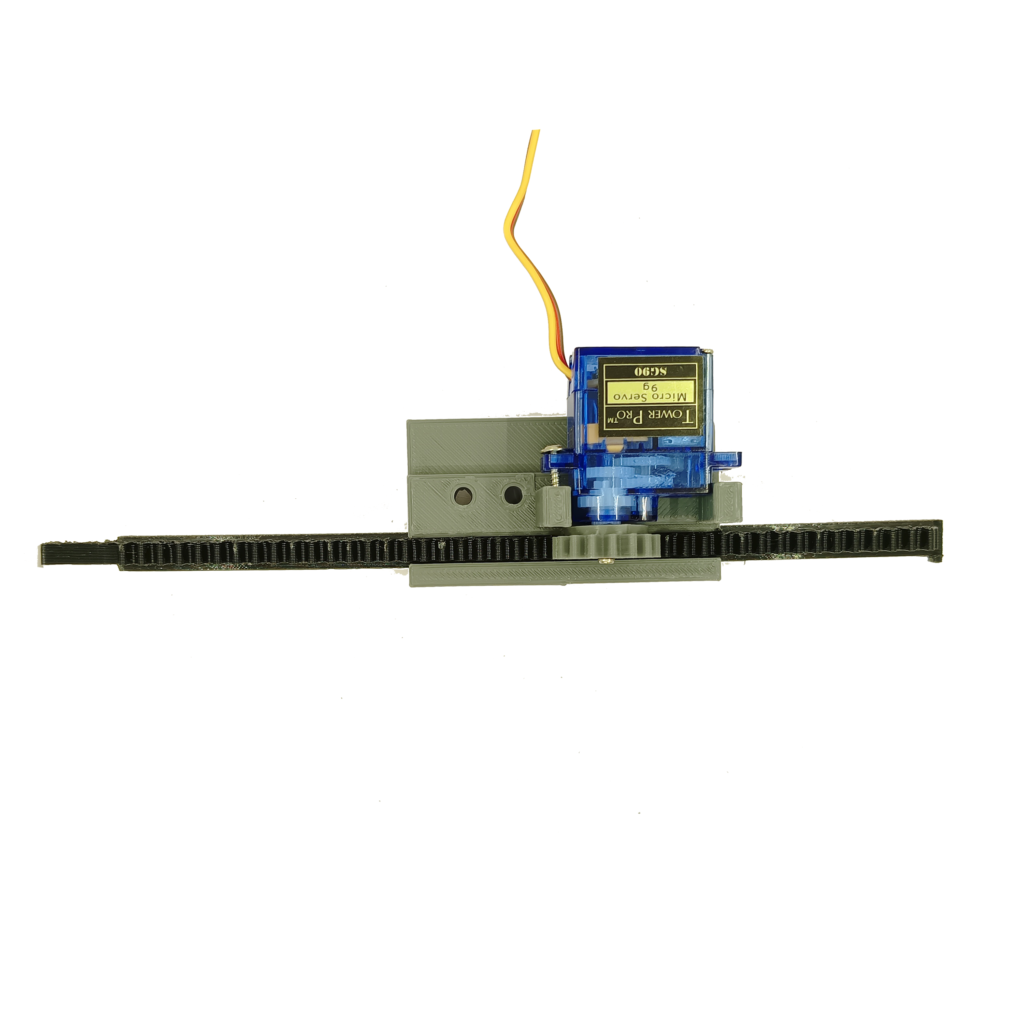 SG90/MG90 Servo Motor Rack and Pinion | 160mm Rack for Robotics ...